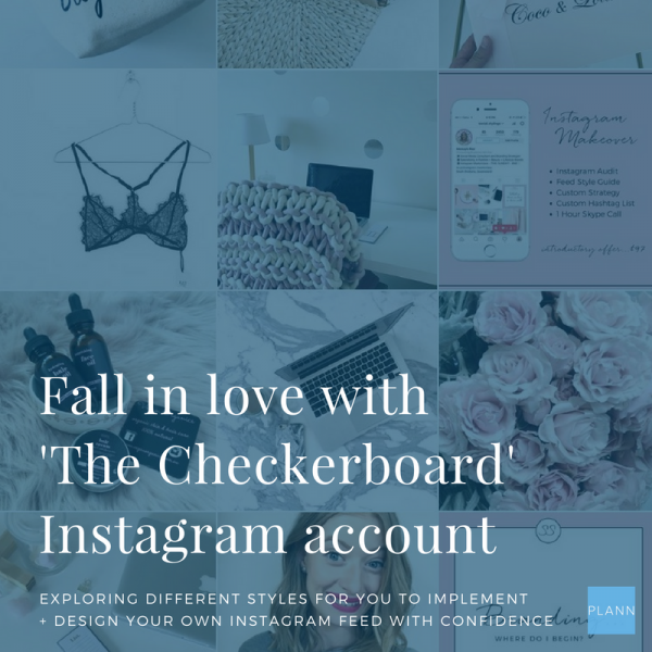 Creative Instagram Feeds, Fall In Love With The 'Checkerboard' – Plann ...