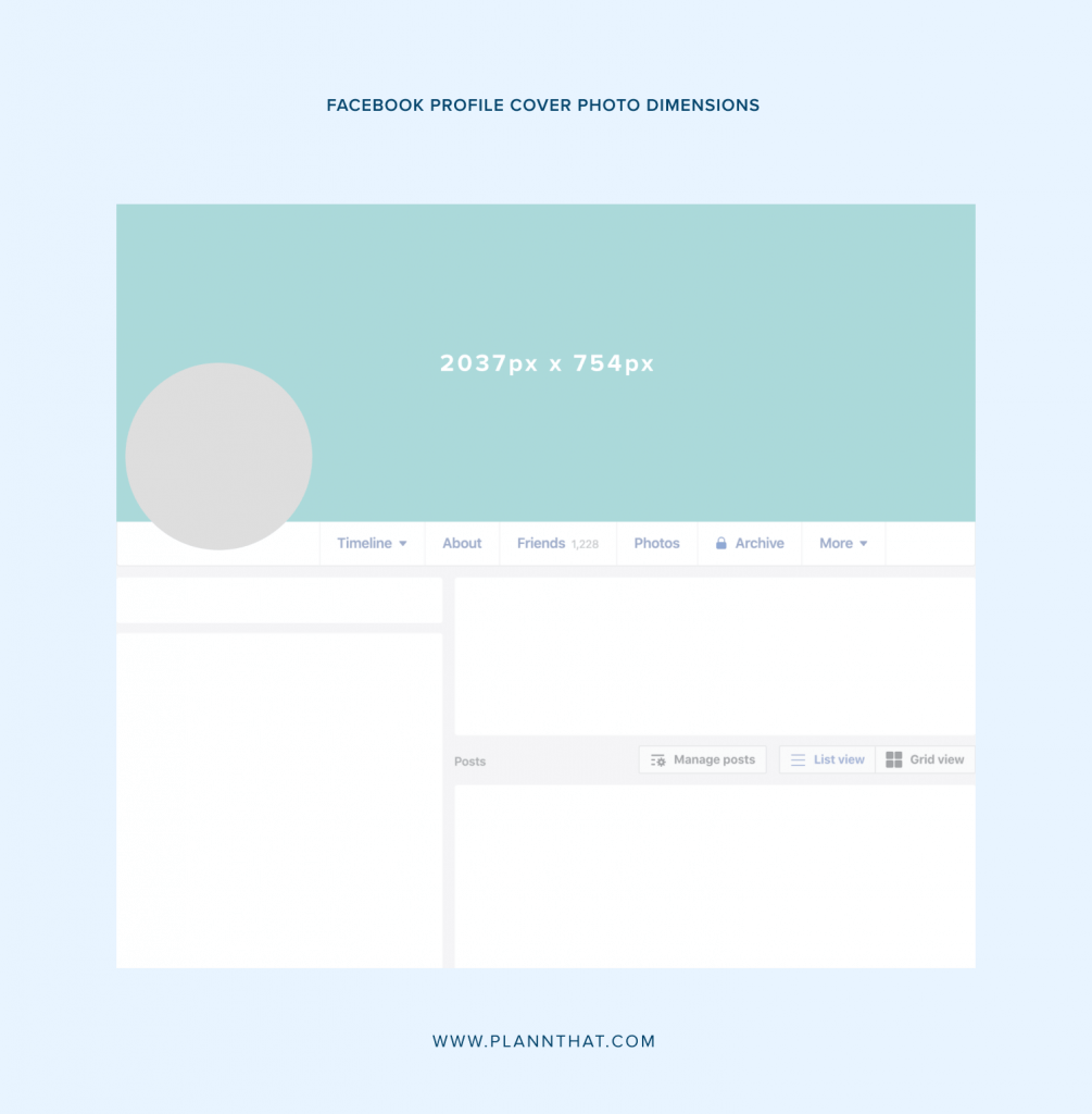 The Complete Guide To Facebook Dimensions (incl. Cheat Sheet) – Plann ...