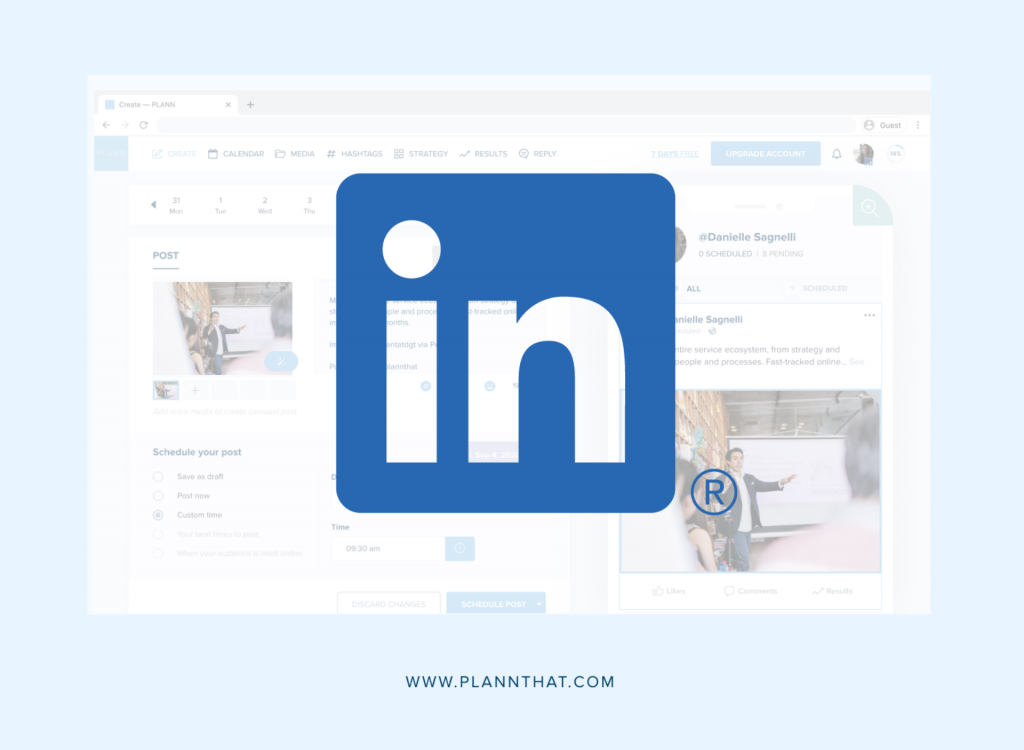 New! LinkedIn Scheduling Now Available with Plann – Plann