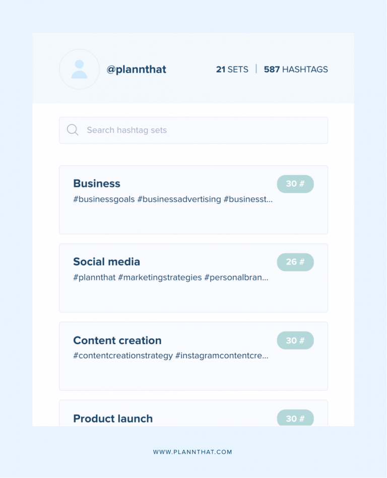 How To Save Time With Hashtag Collections – Plann by Linktree