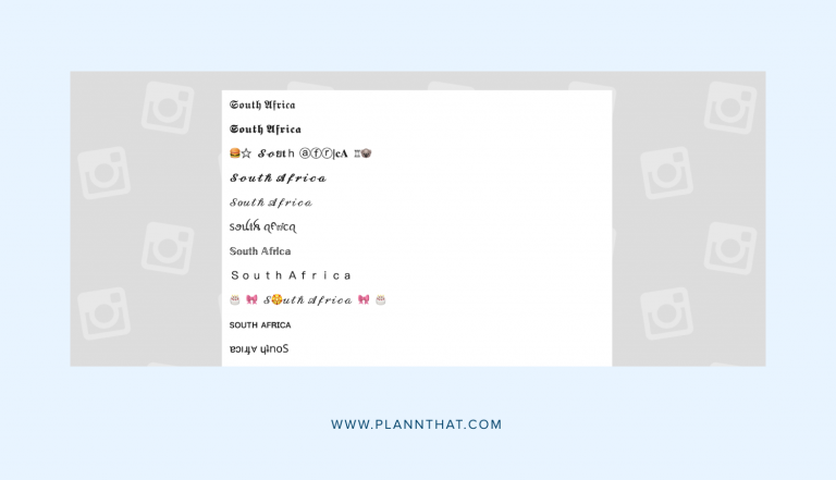 How To Make Your Captions And Bio Stand Out With Fancy Text – Plann by ...