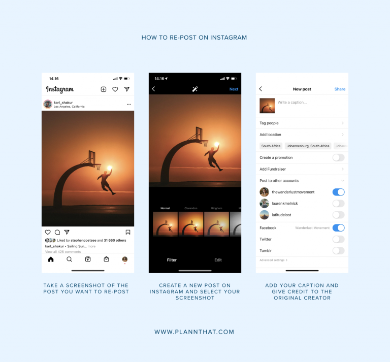 How To Share An Instagram Post That Isn't Yours —The Right Way – Plann ...