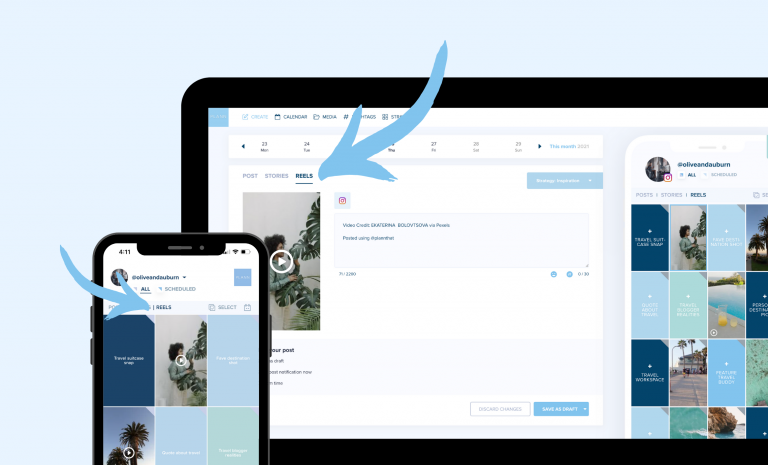 It’s Here: Schedule Your Reels & TikTok Videos Ahead of Time with Plann