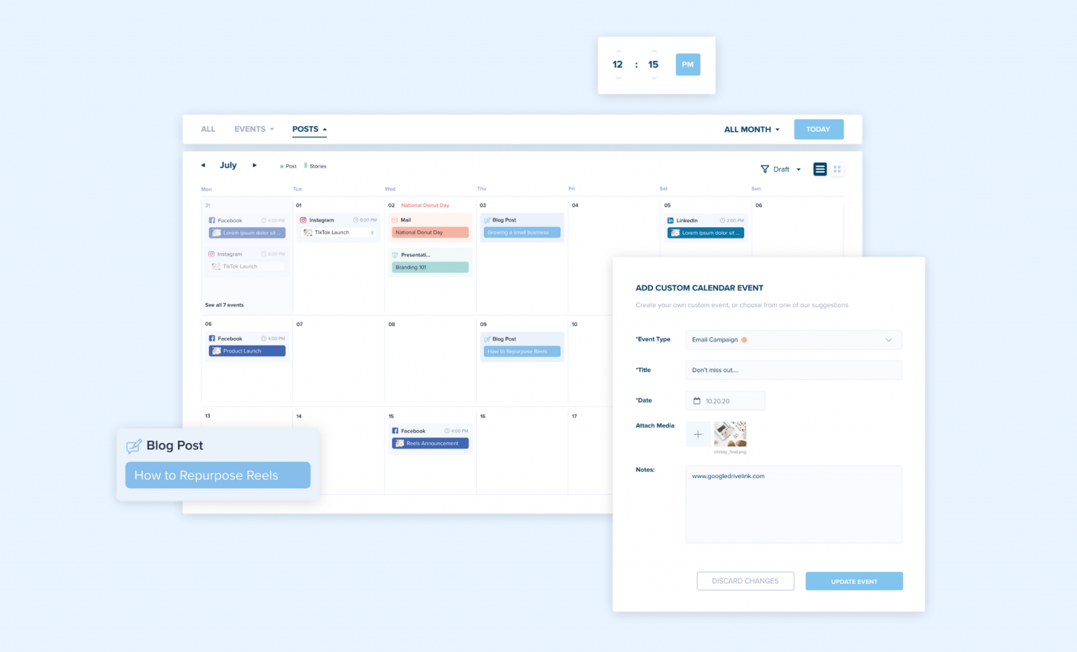 Upgraded Calendar Visual Planning – Plann by Linktree