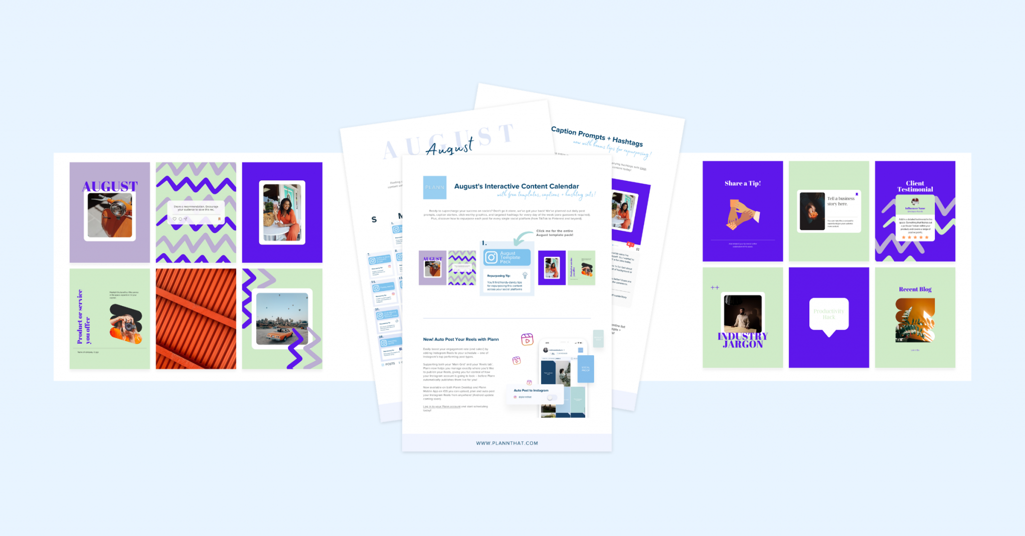 Your Free August Social Media Calendar