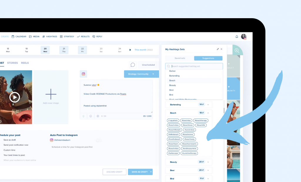 How to Schedule Instagram Reels with the Plann