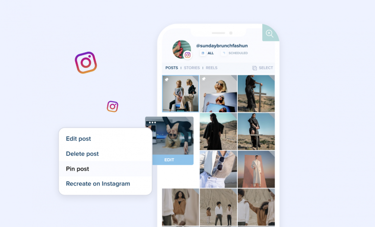 View Pinned Posts in your Plann Social Grid – Plann by Linktree