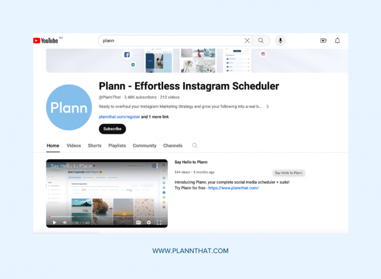 How To Optimize Your YouTube Channel And Get Discovered – Plann by Linktree