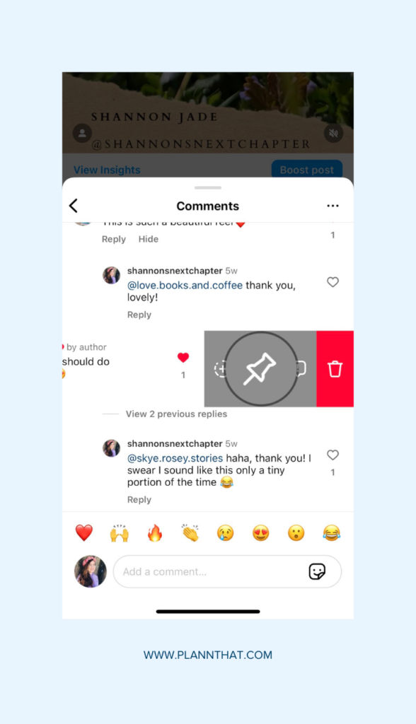 How to Manage Instagram Comments (Delete, Pin, Polls and More!) – Plann by Linktree