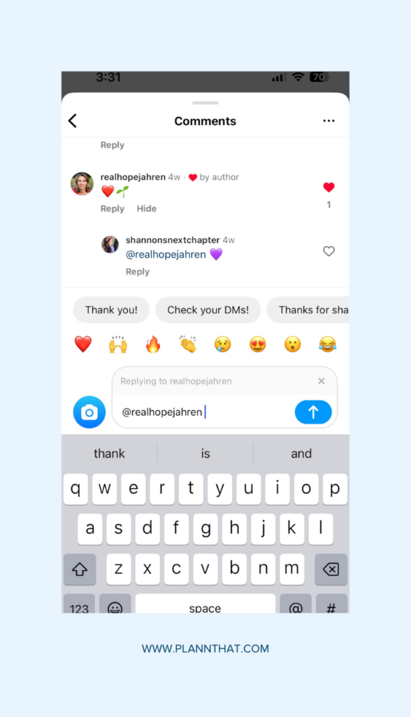 How to Manage Instagram Comments (Delete, Pin, Polls and More!) – Plann by Linktree