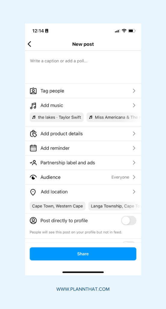 How to Add Captions to Every Type Of Instagram Post – Plann by Linktree