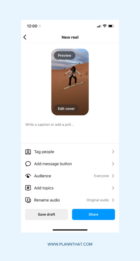 How to Add Captions to Every Type Of Instagram Post – Plann by Linktree