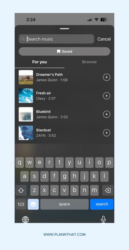 How to Add Music to Instagram Posts – Plann by Linktree