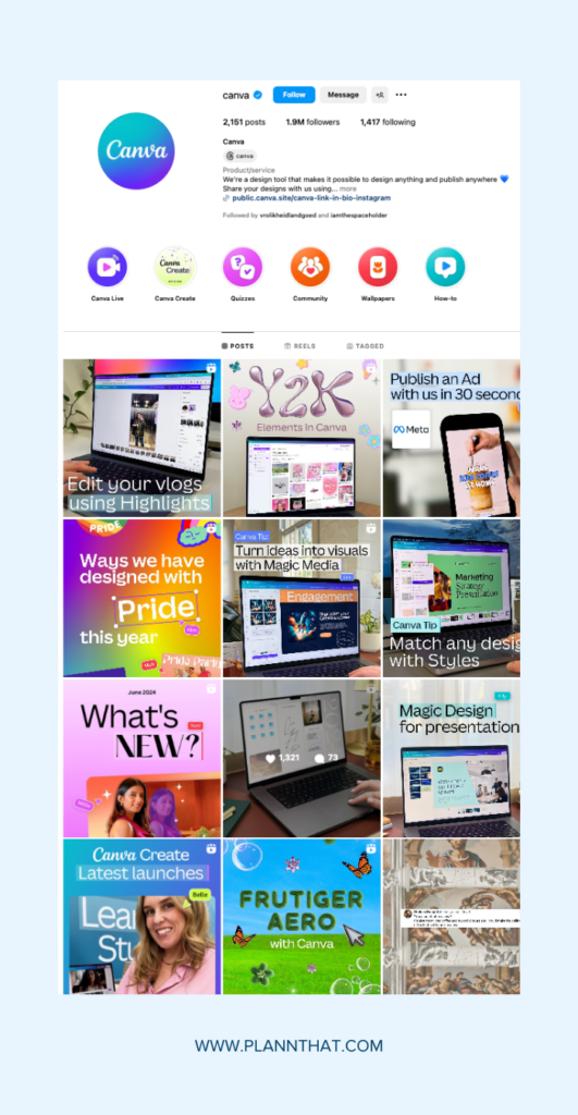 15 Instagram Grid Layout Examples You Can Try – Plann by Linktree