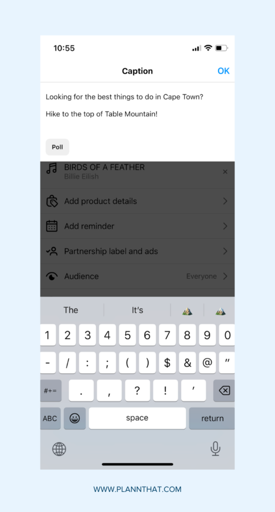 How To Add Line Breaks In Instagram Captions | Plannthat