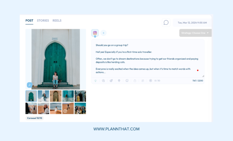 How To Add Line Breaks In Instagram Captions | Plannthat