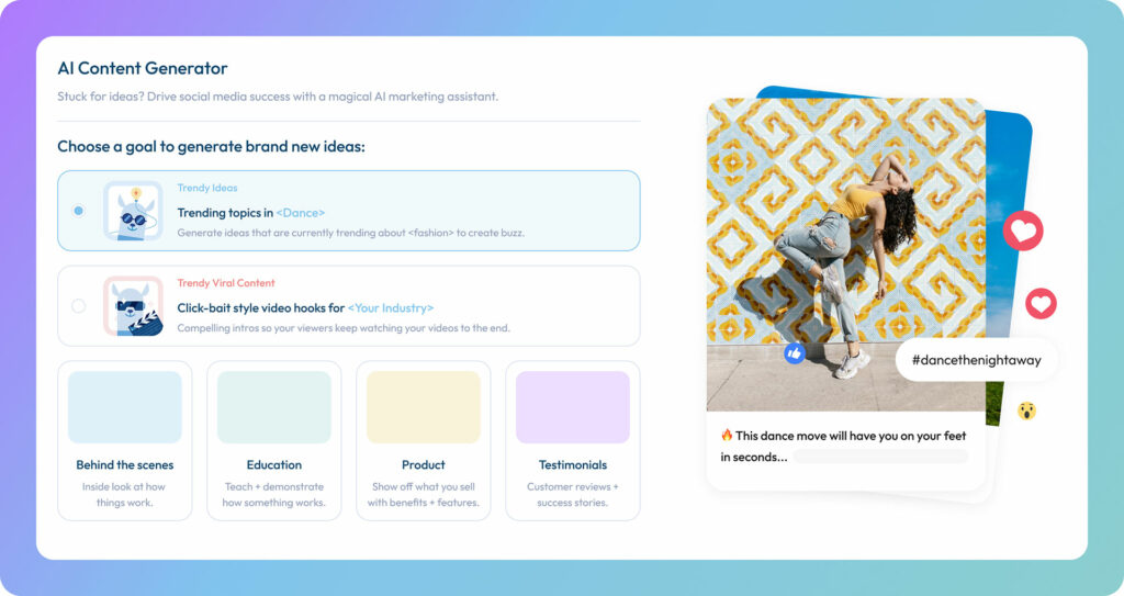 AI Content and Caption Generator | Effortlessly Create Instagram Captions